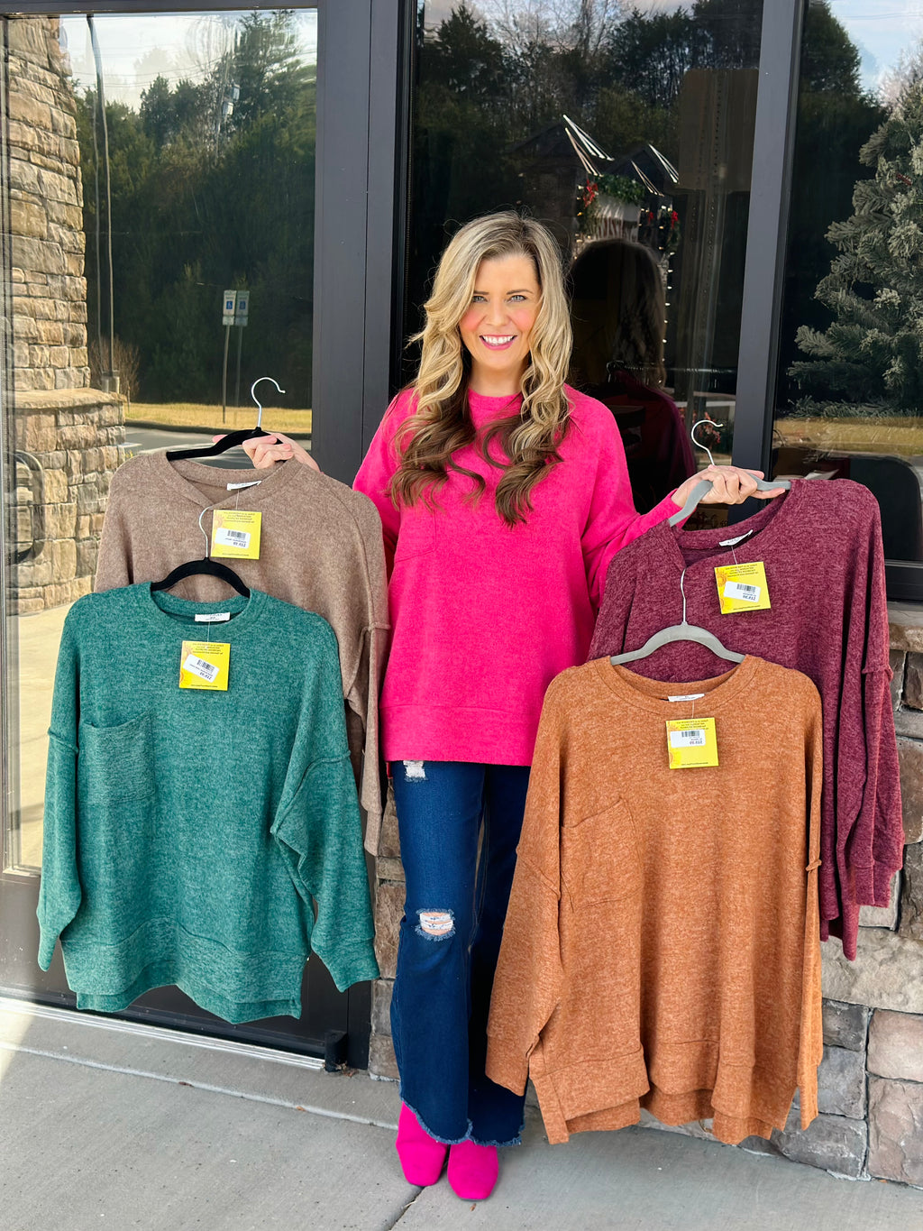 Door Buster ~ Curvy Front Pocket Sweater – BAAK Boutique